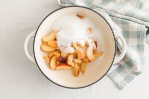 Easy Sweet Peach Syrup - The Rooted Farmhouse | Gardening, Canning ...